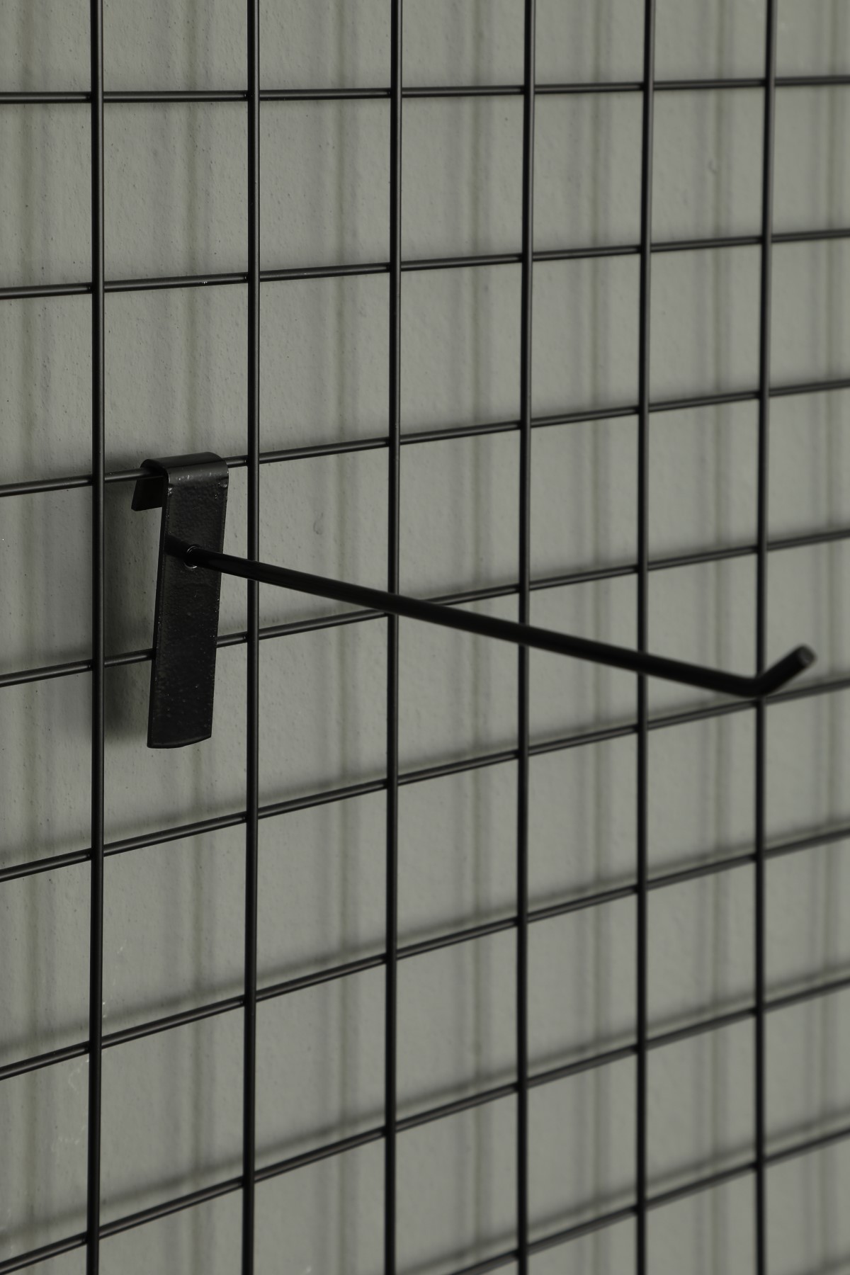 Black Hook for Wire Panel - Rack Modern