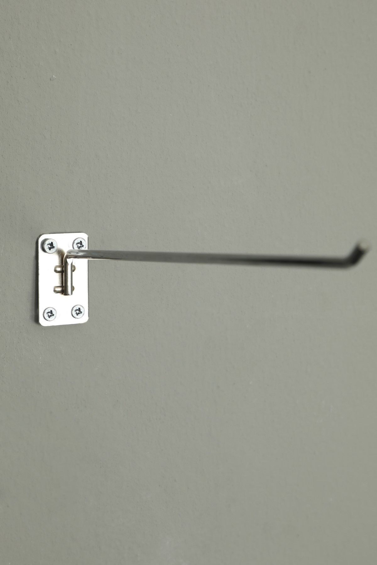 Chrome Hook for Particle Board and Wall Mounting - Rack Modern