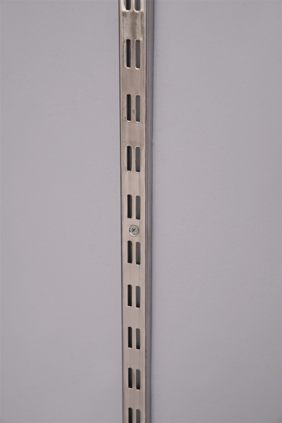 Double-Holed Chrome Post - Rack Modern