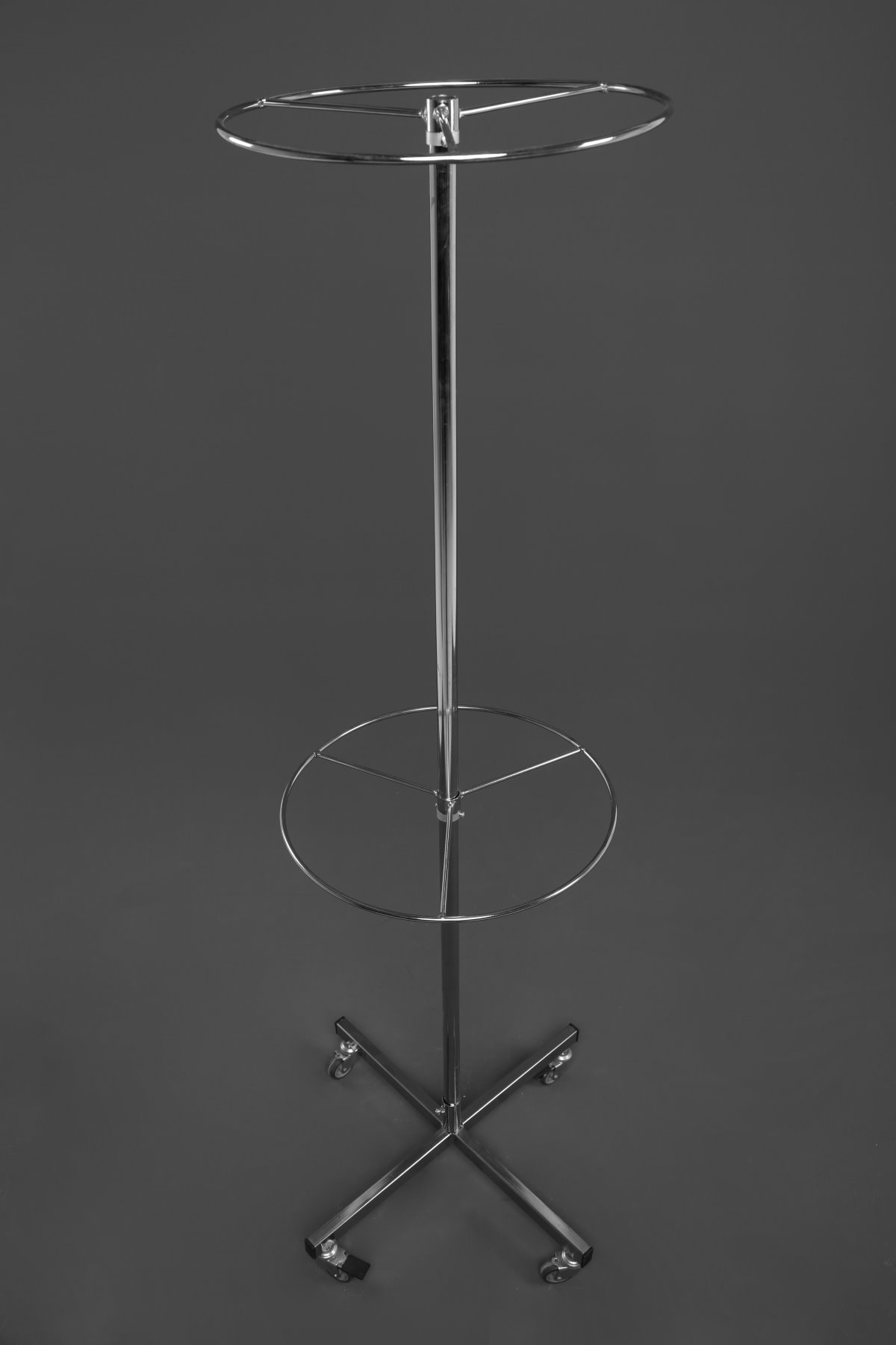 Two-Tier Circular Hanger Stand - Rack Modern