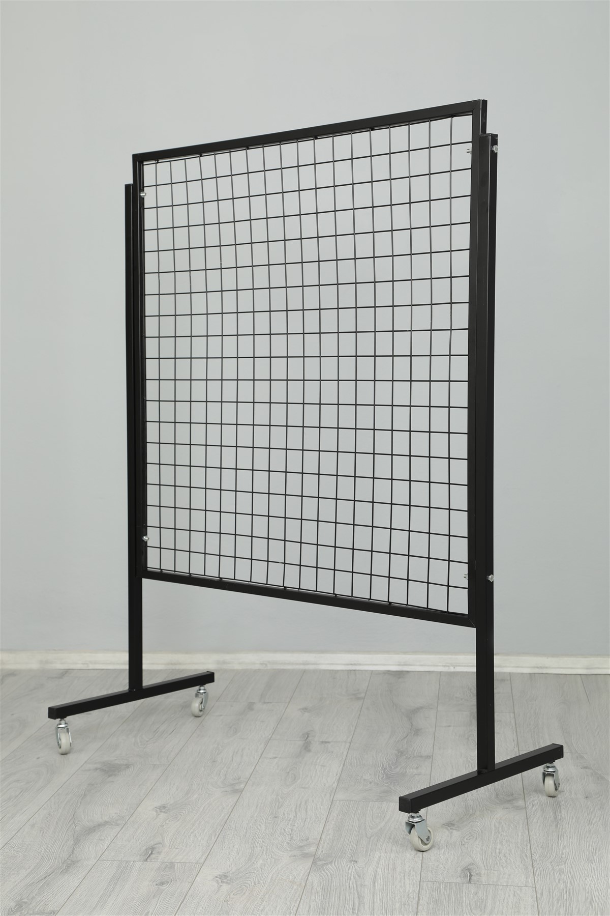Wire Shelf Stand with Profile Legs for Middle Aisle - Rack Modern
