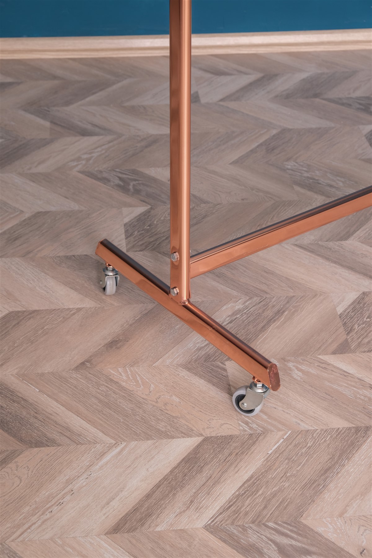 Single Adjustable Luxury Hanger Copper Plating - Rack Modern