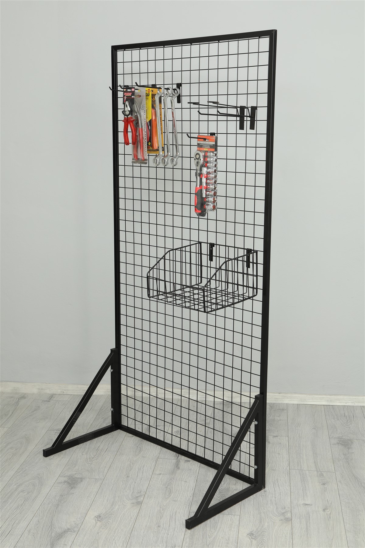 Triangular Leg Wire Panel - Rack Modern