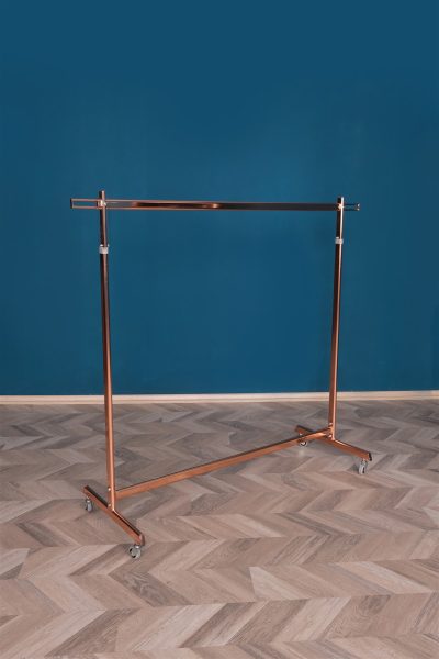 Side-Extending Single Adjustable Hanger Copper Plating - Rack Modern