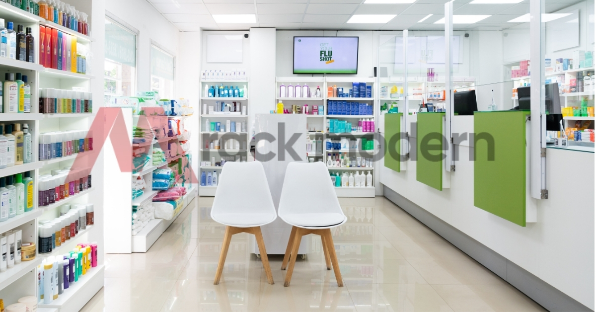 Compact Pharmacy Shelving Systems Delivered Across Europe - Rack Modern